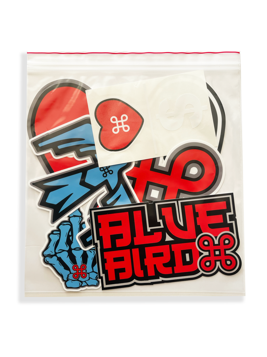 STICKER PACKS – BLUEBIRD WAX